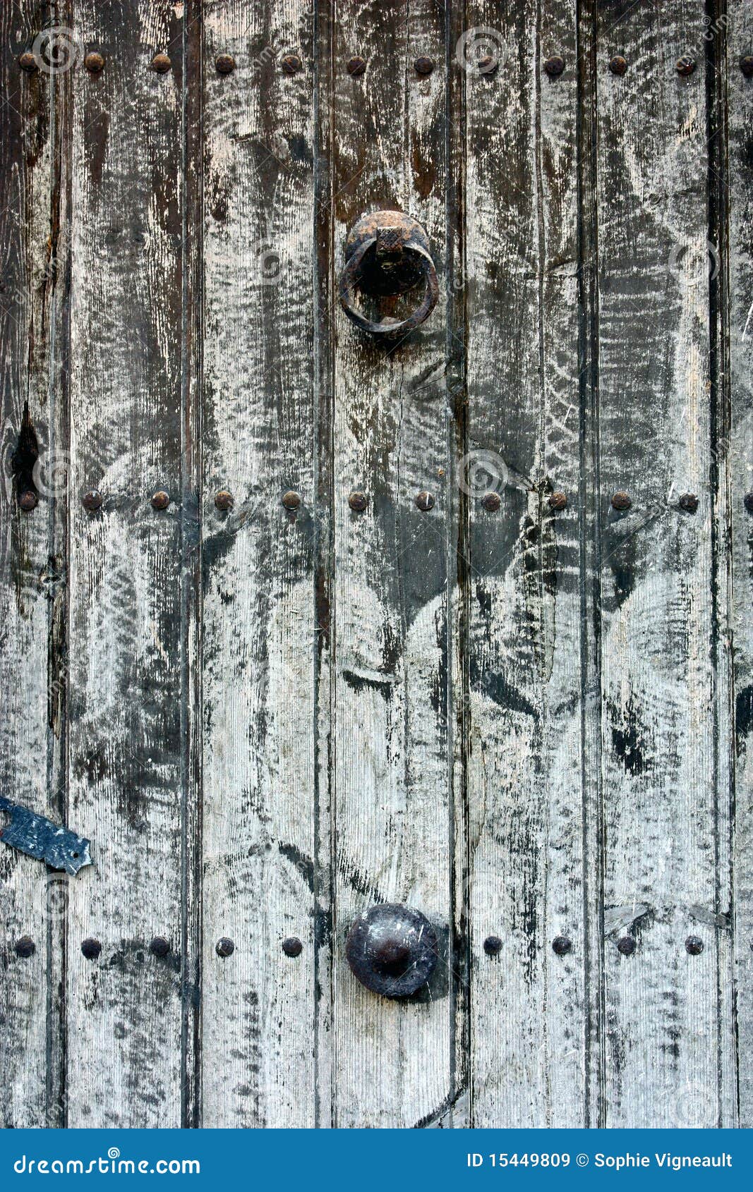 Washed Out Wooden Door Background Stock Image - Image of black, wood ...
