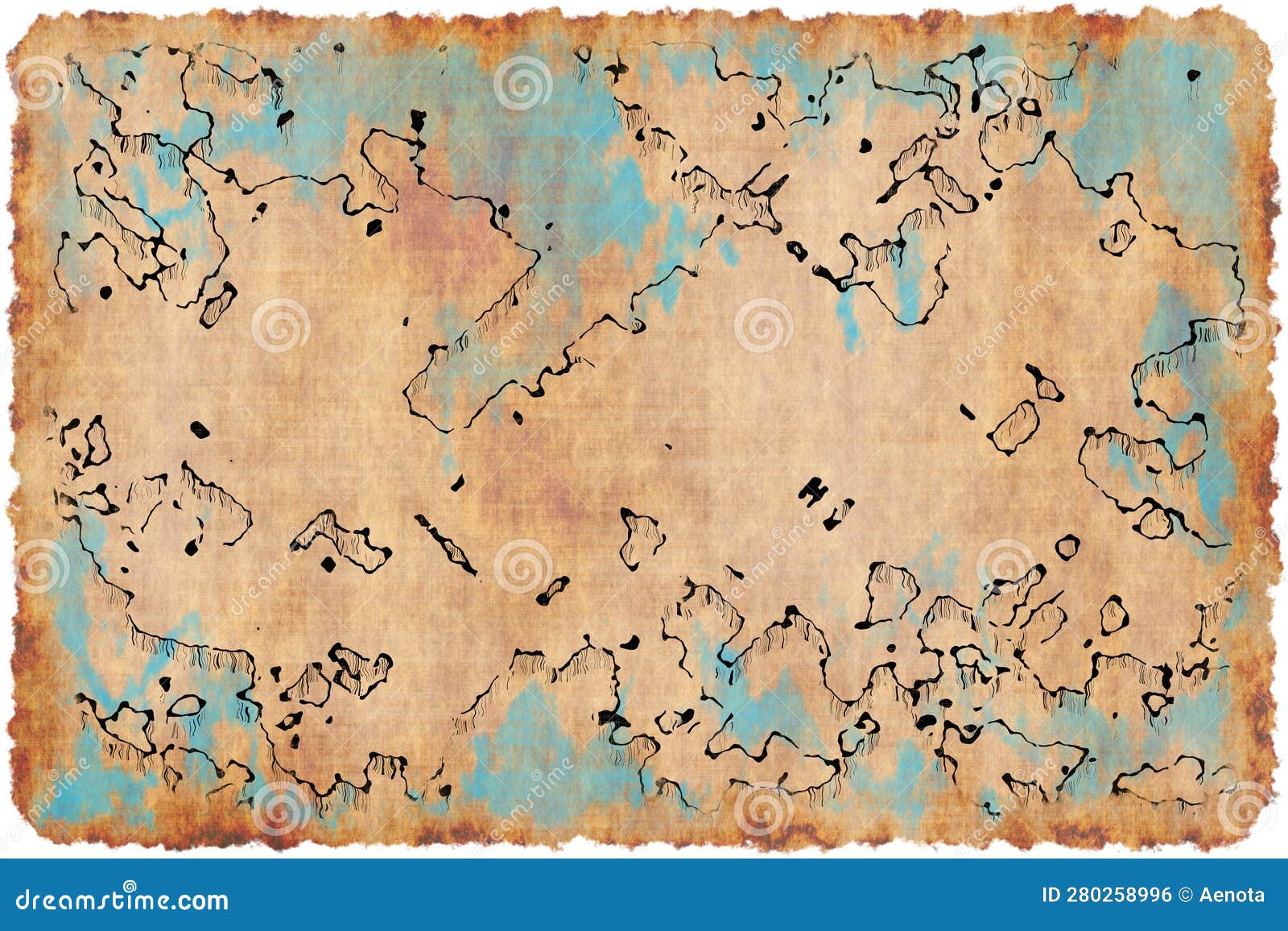 Washed Stylized Map Backgrounds Stock Illustration - Illustration of ...