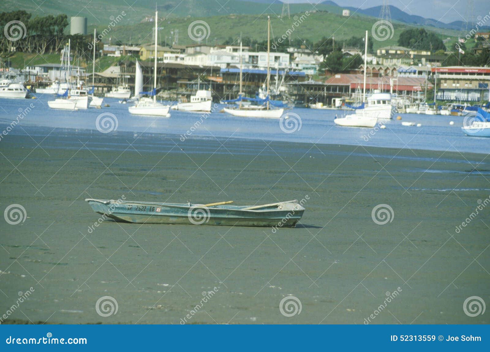 A Washed Up Boat in Morro Bay, California Editorial Stock Image - Image ...