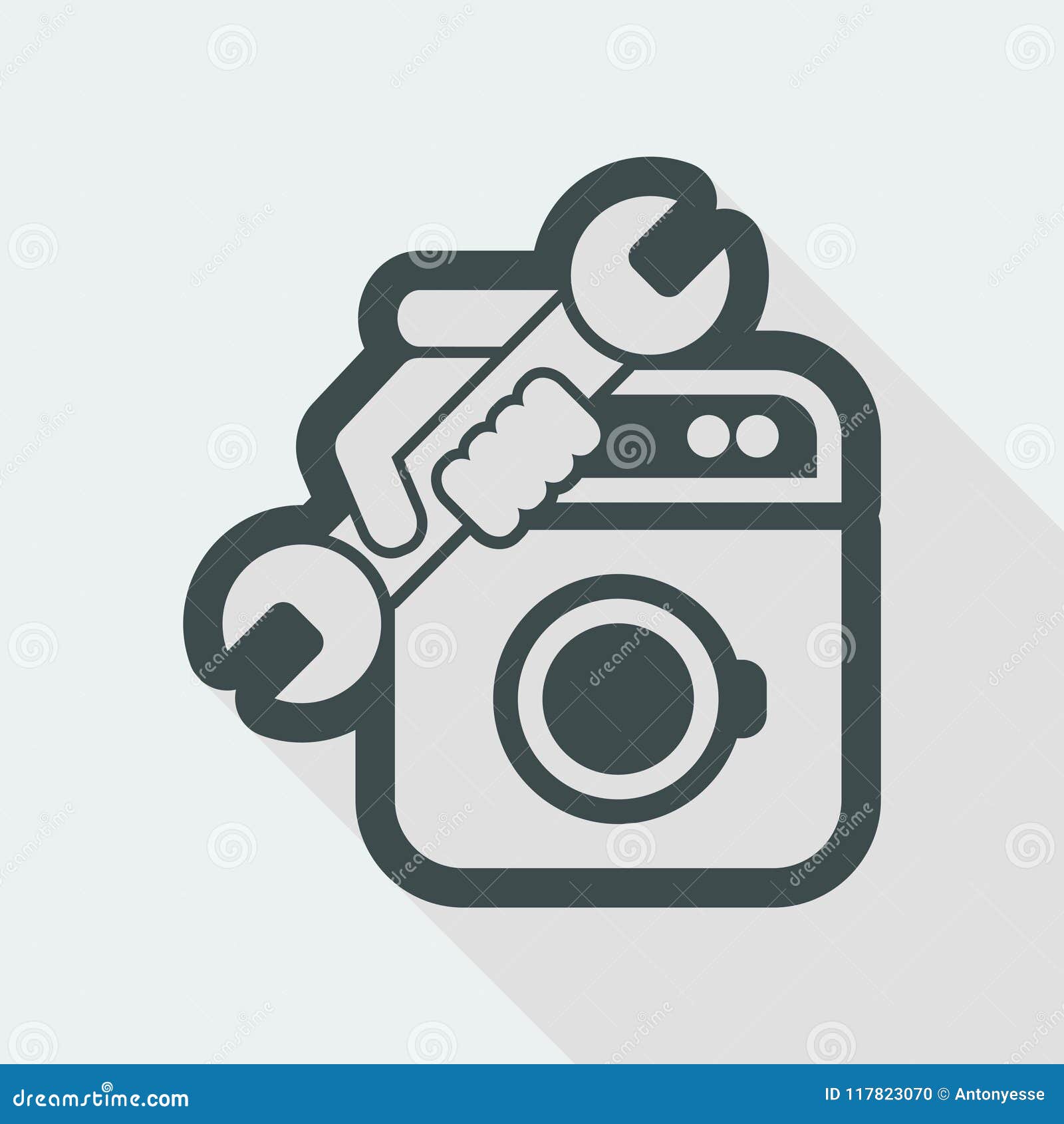 Washer assistance stock vector. Illustration of repair - 117823070