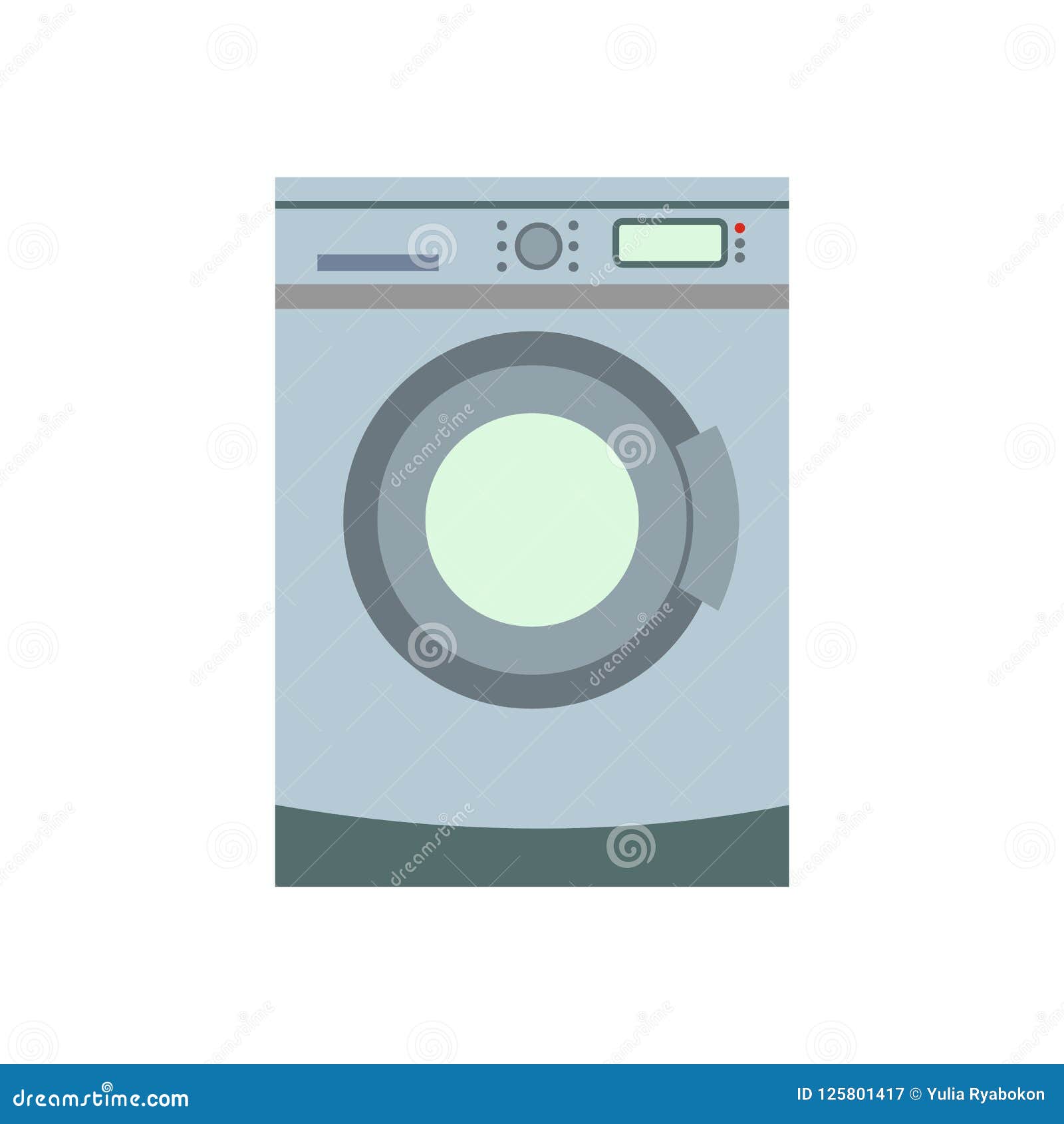 Washer flat icon stock illustration. Illustration of clothing - 125801417