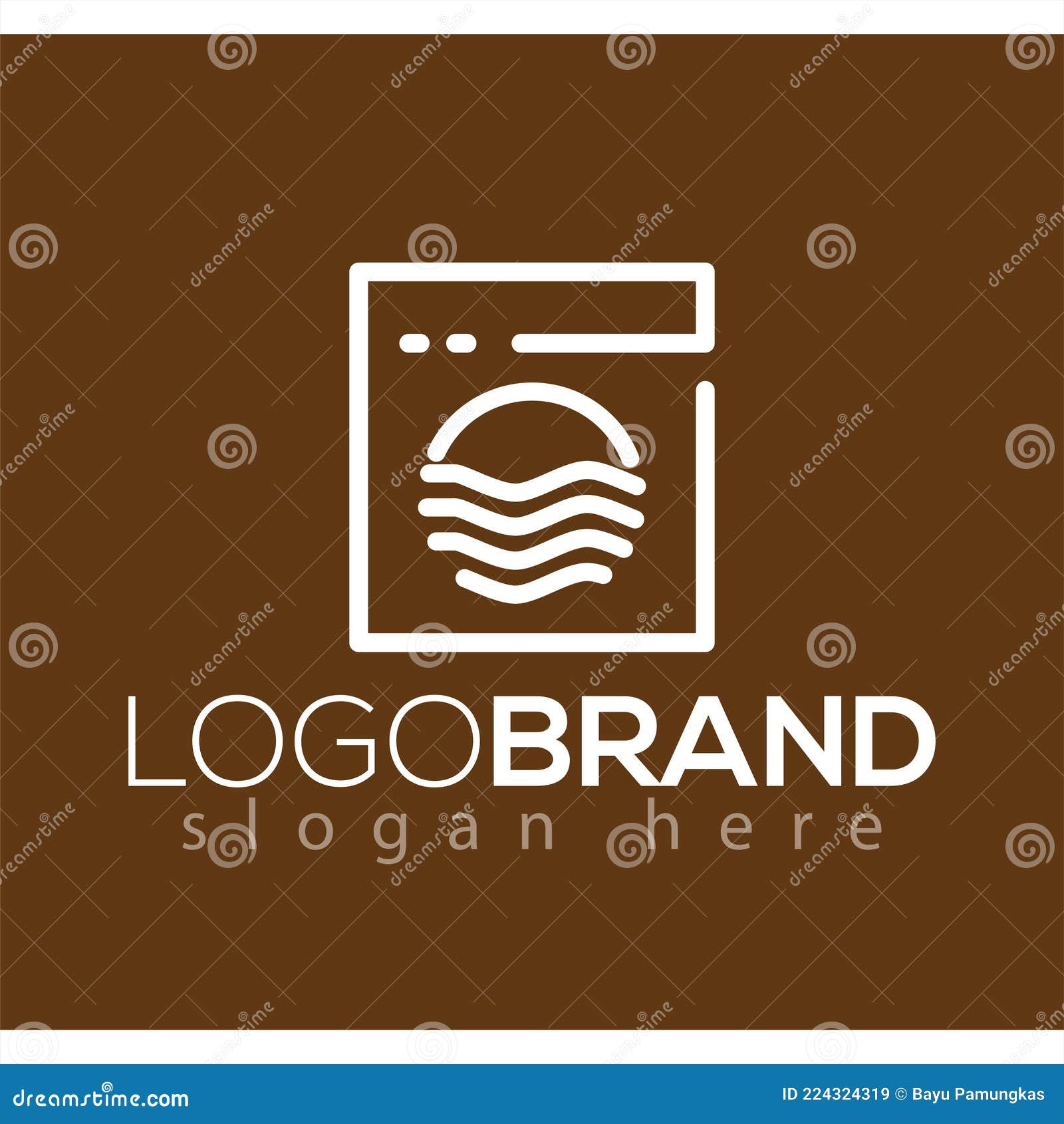 Washer Laundry Logo Vector Element. Laundry Logo Template Stock Vector ...