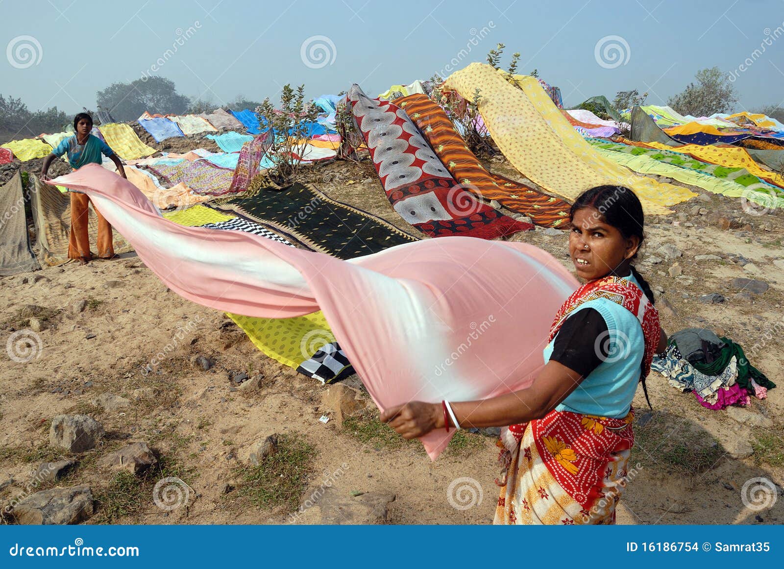 Washer-men family in India editorial stock image. Image of adolescent ...