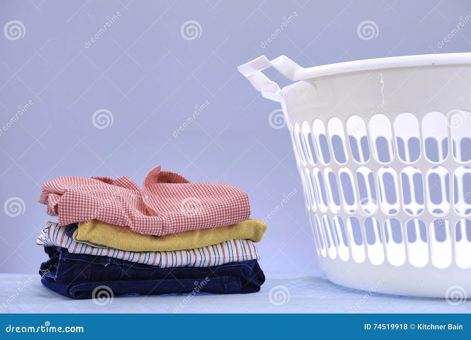 Washing Basket stock photo. Image of stack, descriptive - 74519918