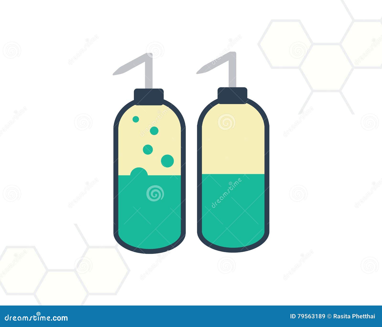 Washing bottle stock vector. Illustration of container - 79563189