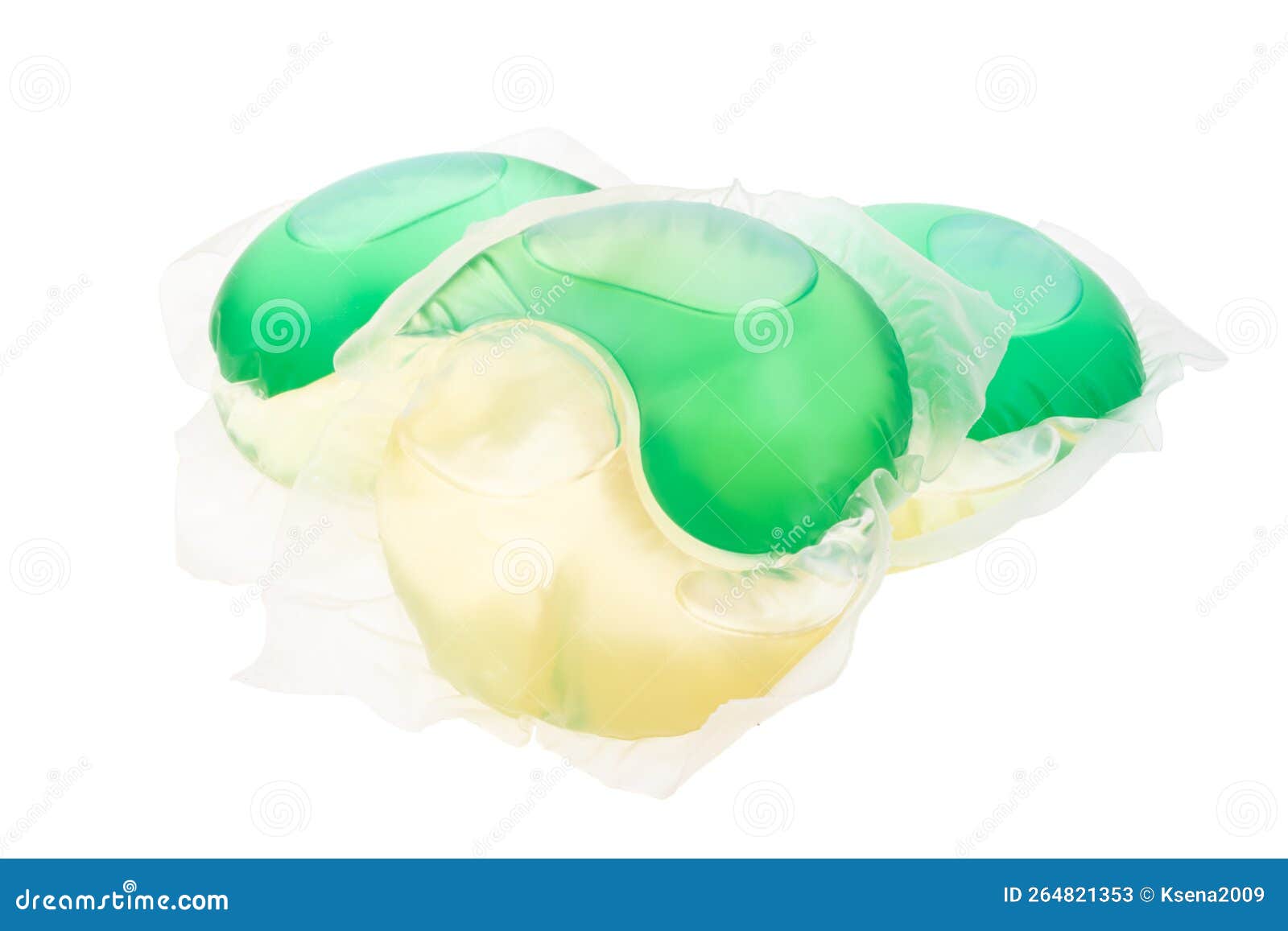 Washing capsules isolated stock image. Image of pack - 264821353