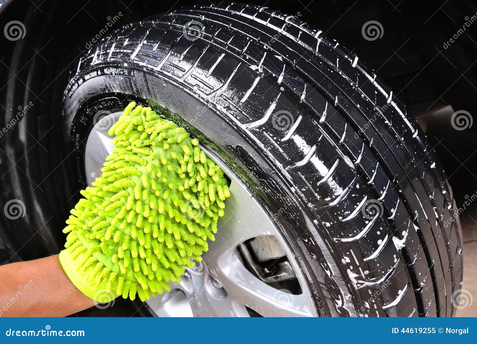 Washing the car stock image. Image of service, business - 44619255