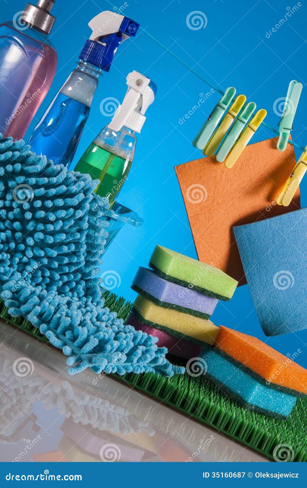 Washing, cleaning concept stock image. Image of gloves - 35160687