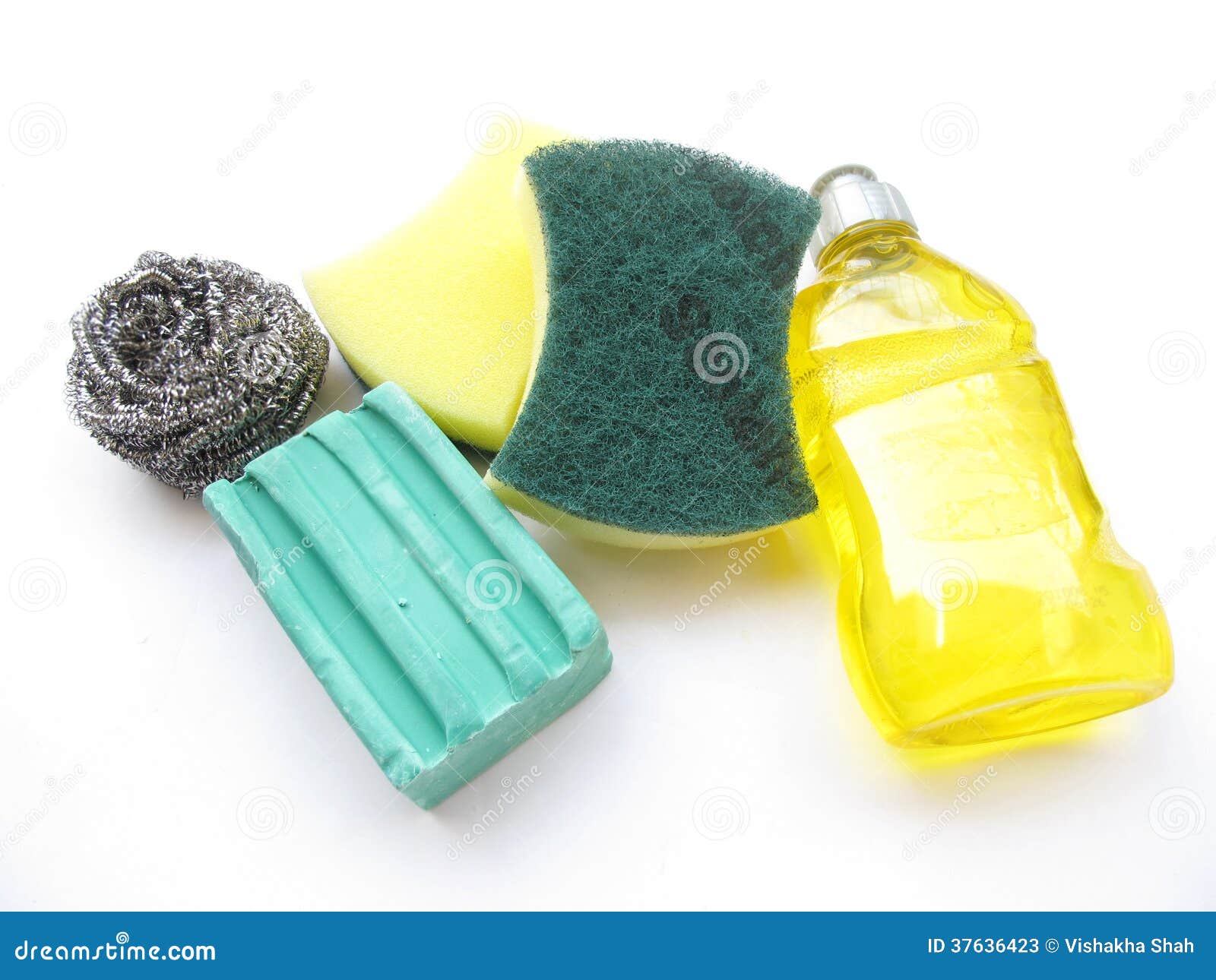 Washing and Cleaning Materials Stock Image - Image of liquid, home ...