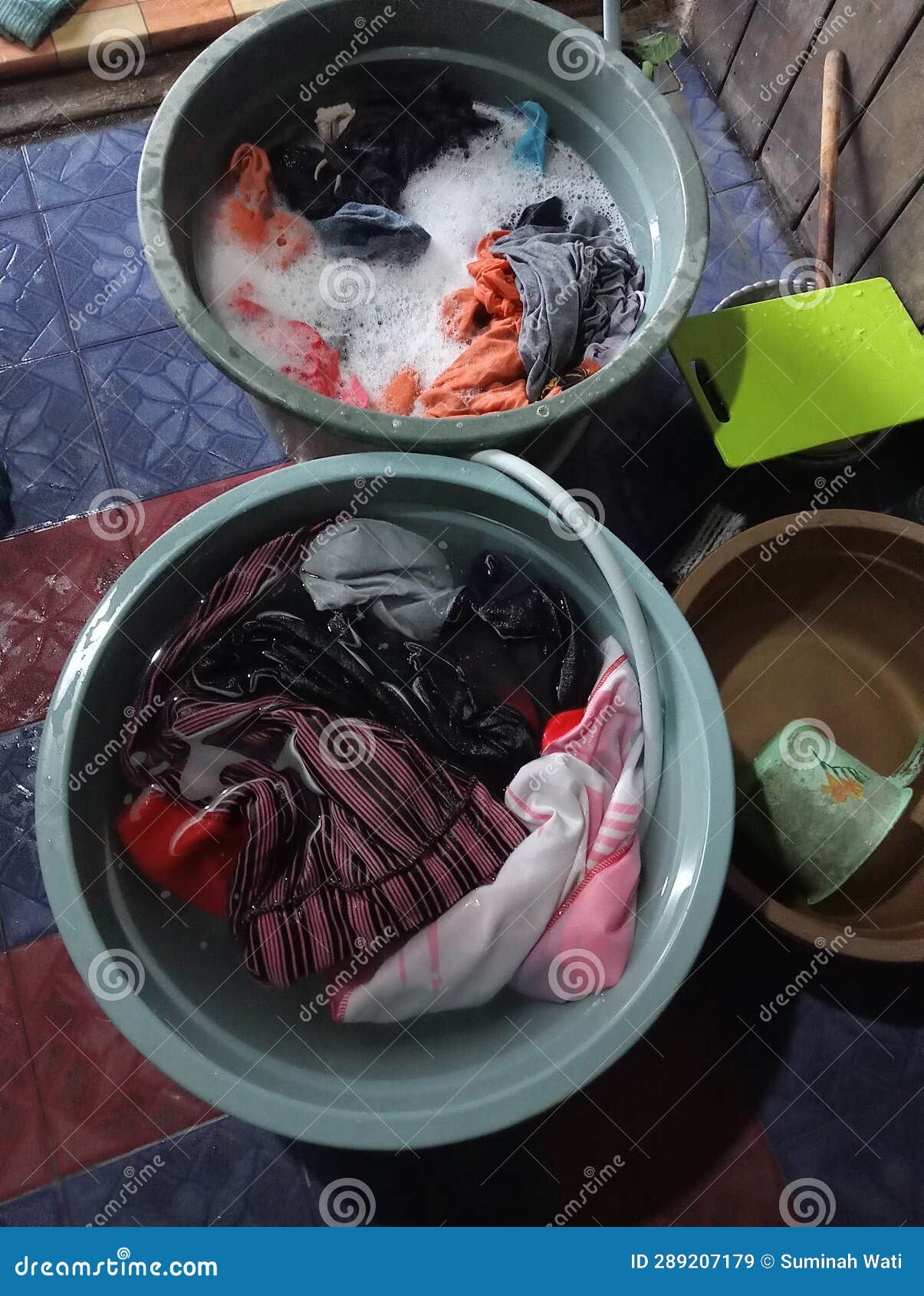 Washing clothes stock image. Image of education, washing - 289207179