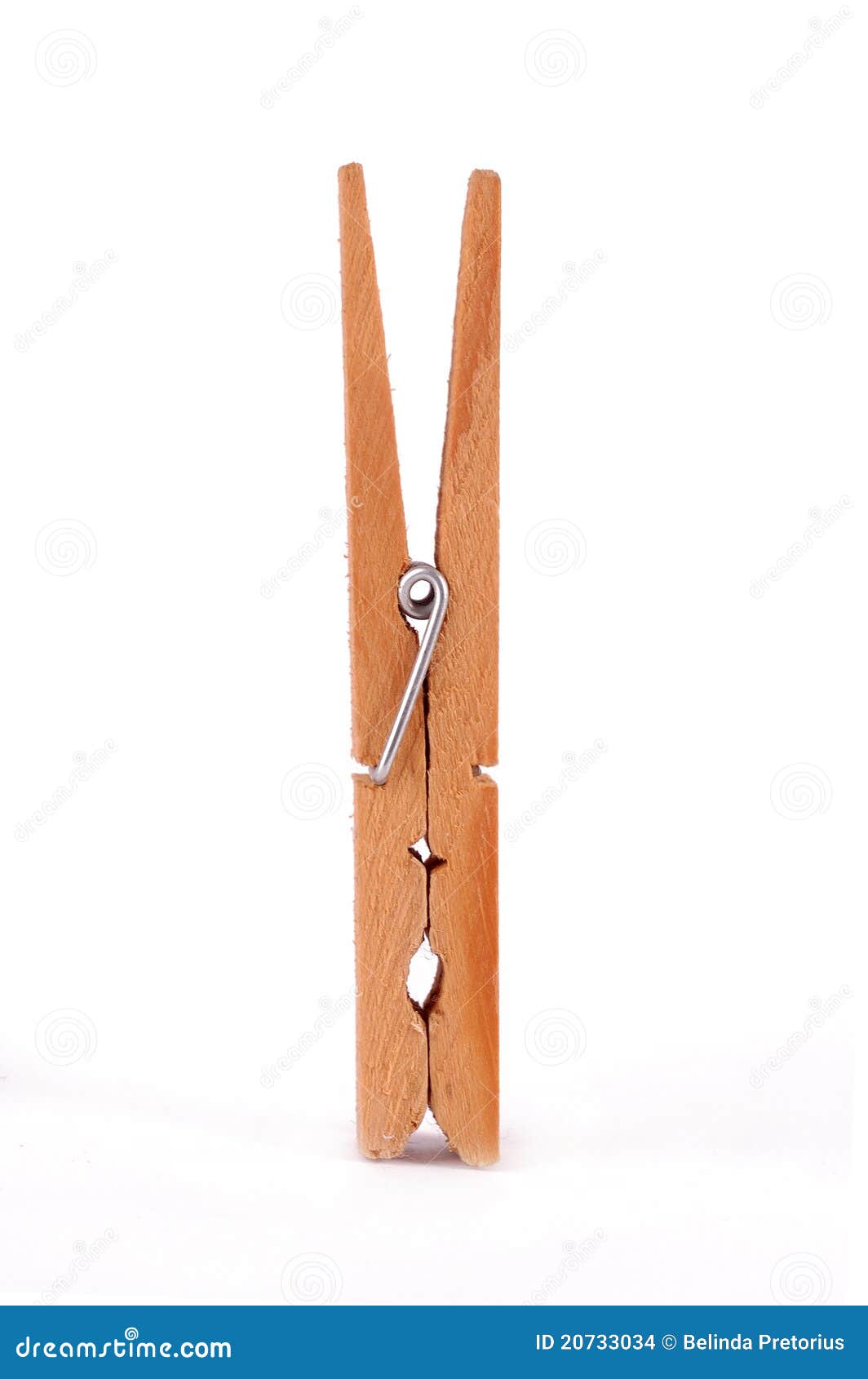 Washing Cloths Peg stock photo. Image of wood, isolated - 20733034