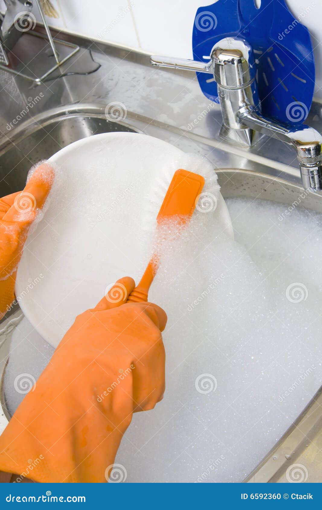 Washing dishes stock photo. Image of appliance, shiny - 6592360