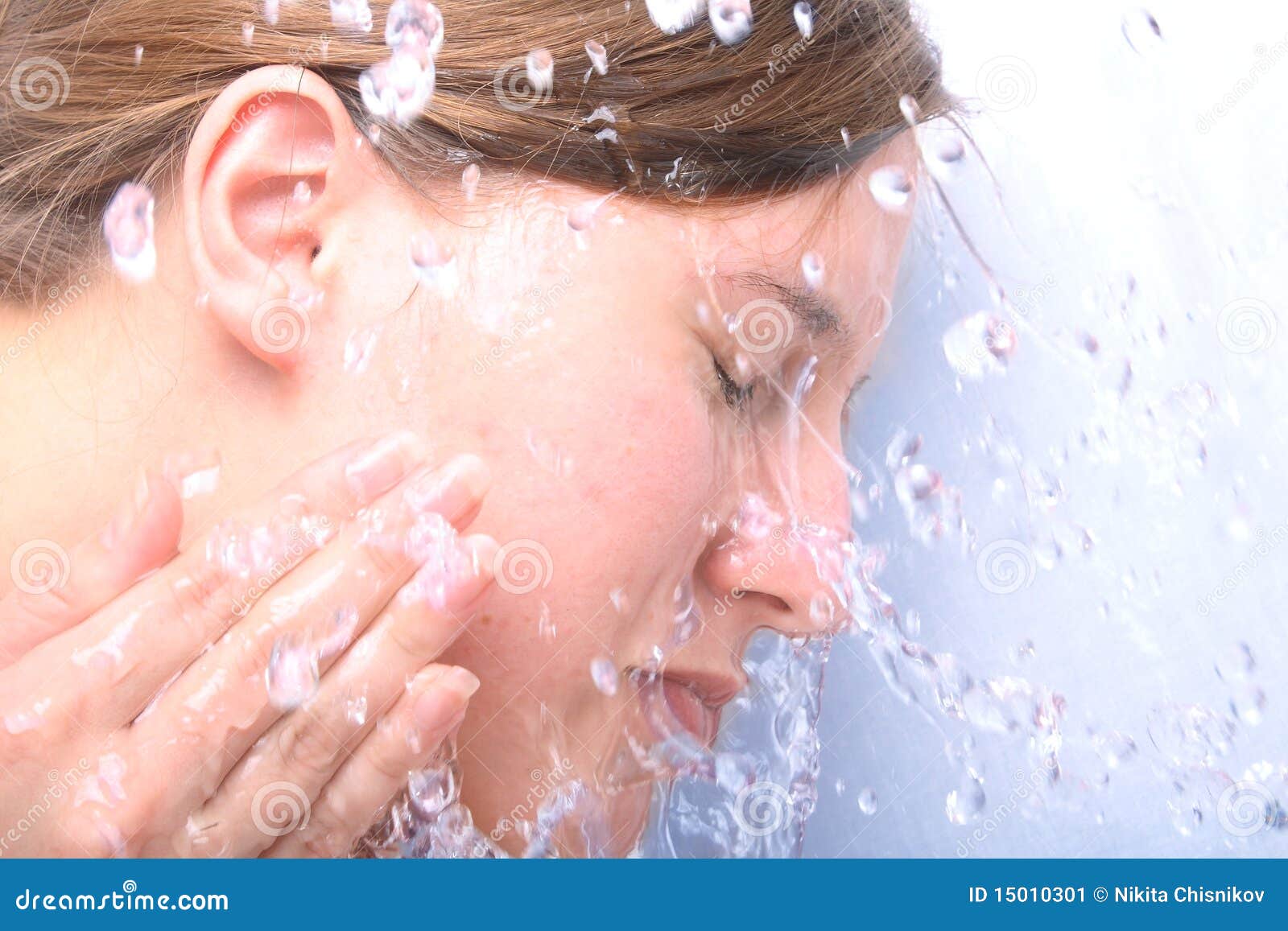 Washing face stock image. Image of hygiene, beauty, care - 15010301