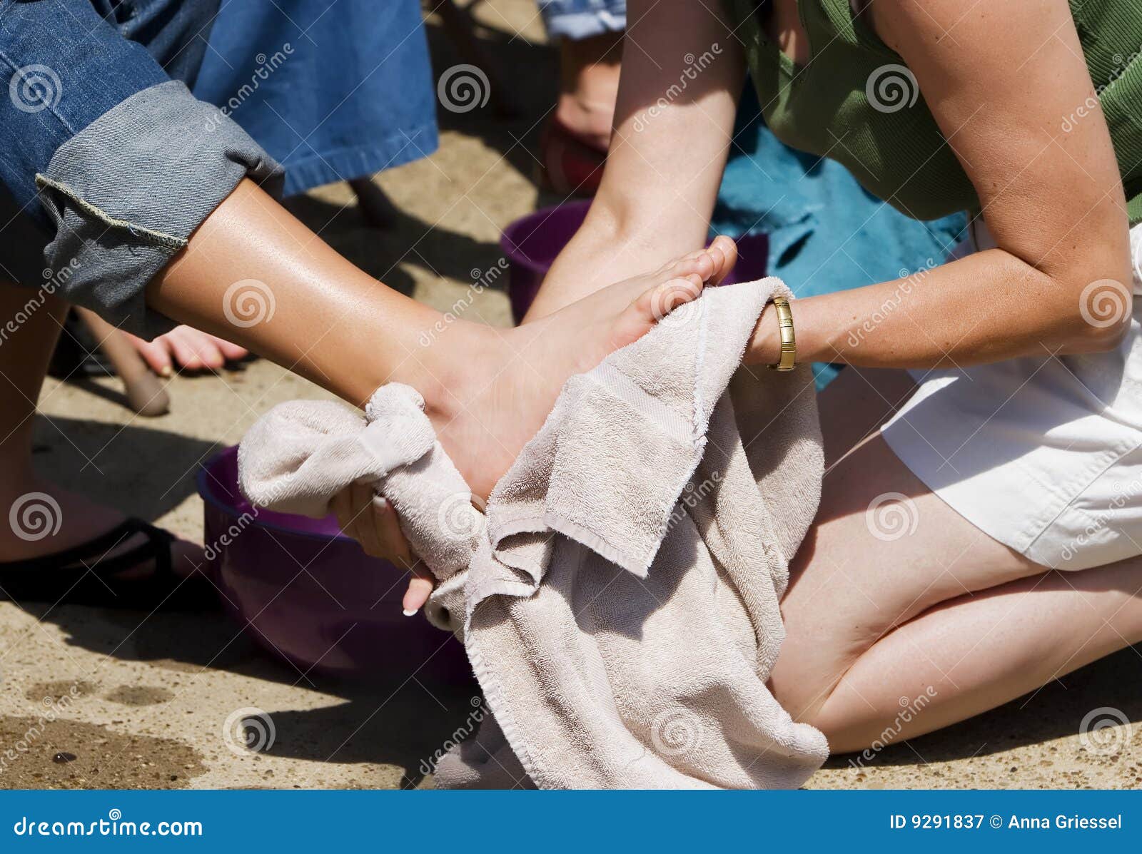 Washing Feet stock image. Image of ceremony, water, people - 9291837