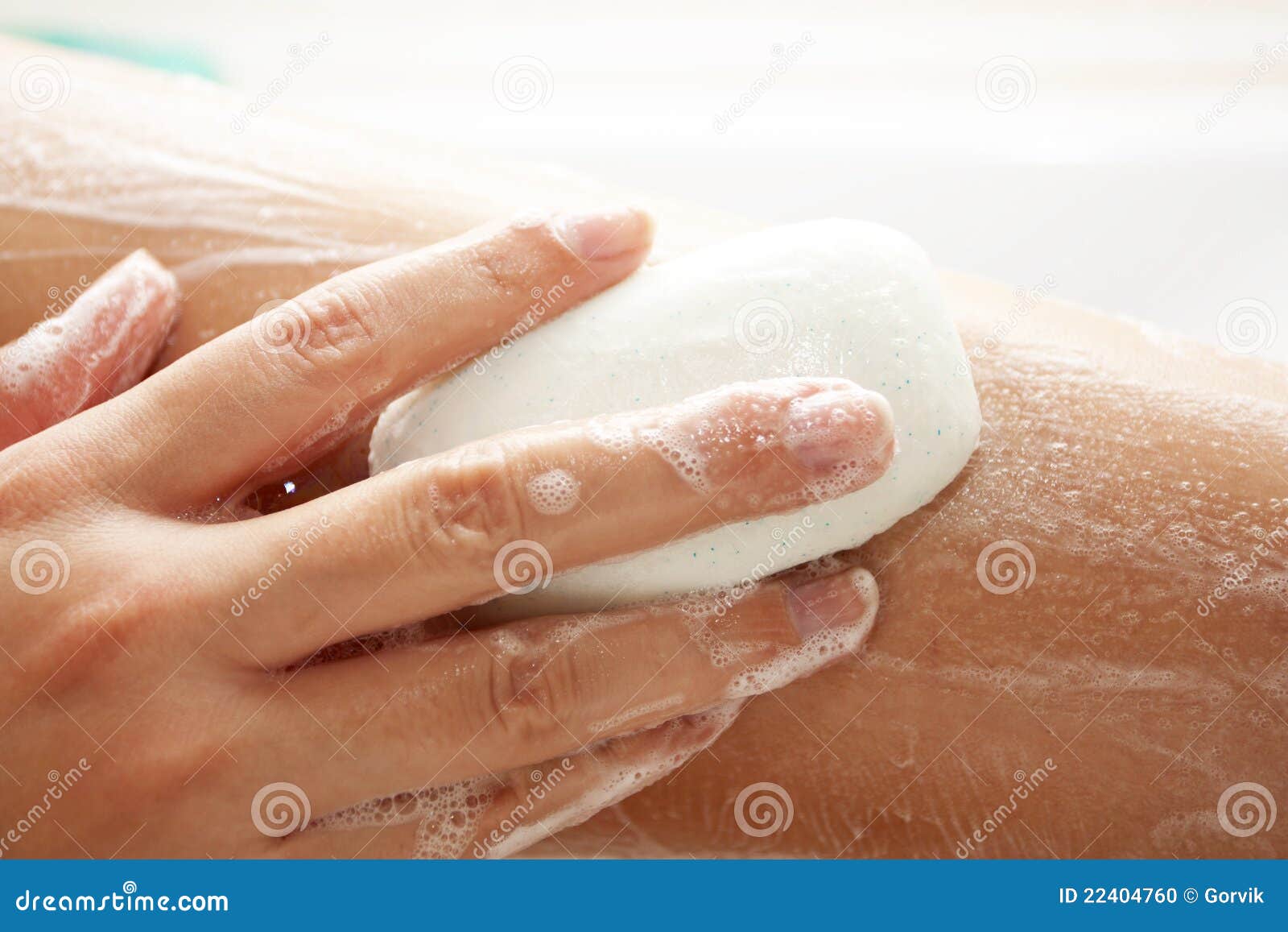 Washing of feet by soap stock photo. Image of drops, cream - 22404760