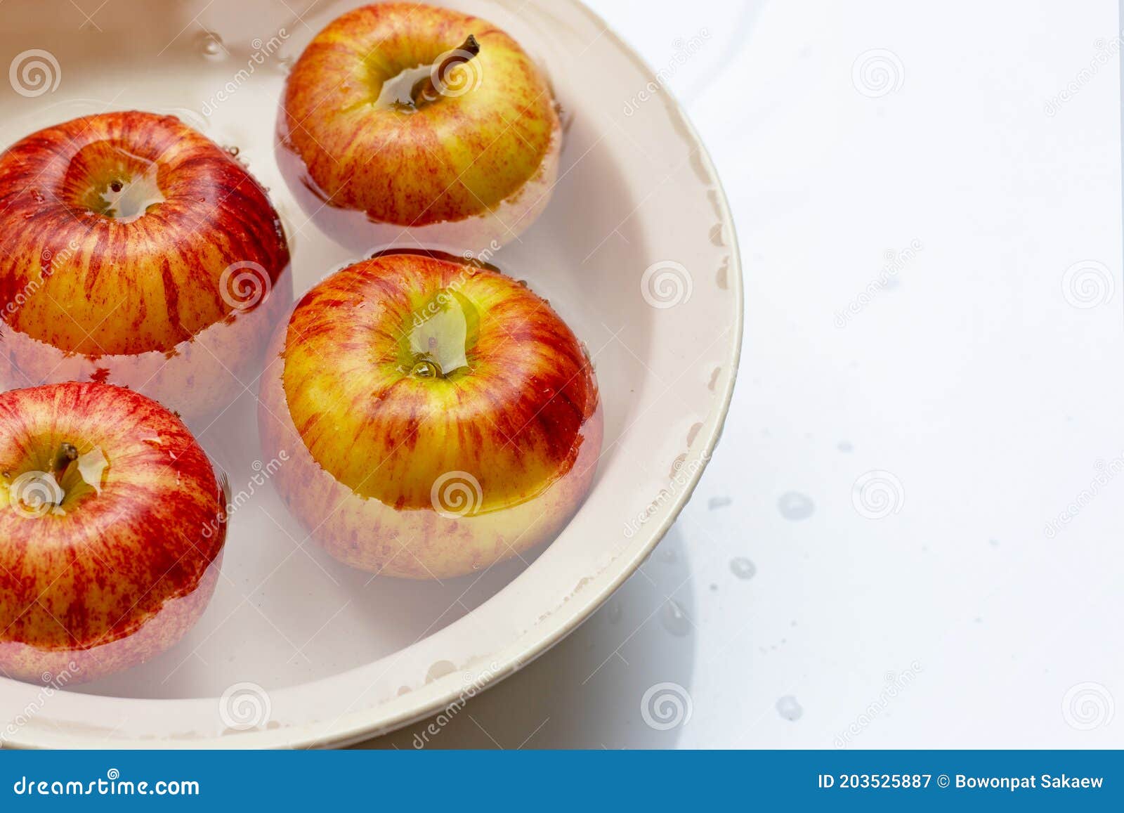 Washing Fresh Apples in the Water Stock Image - Image of diet, juicy ...