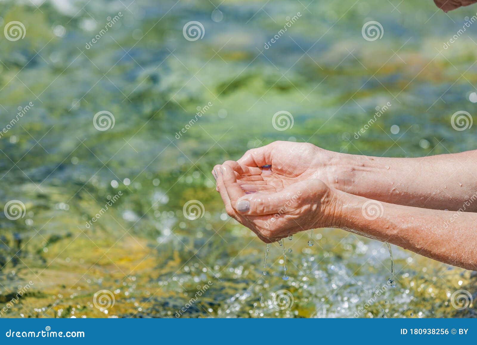 Washing Hands with Water stock photo. Image of purely - 180938256