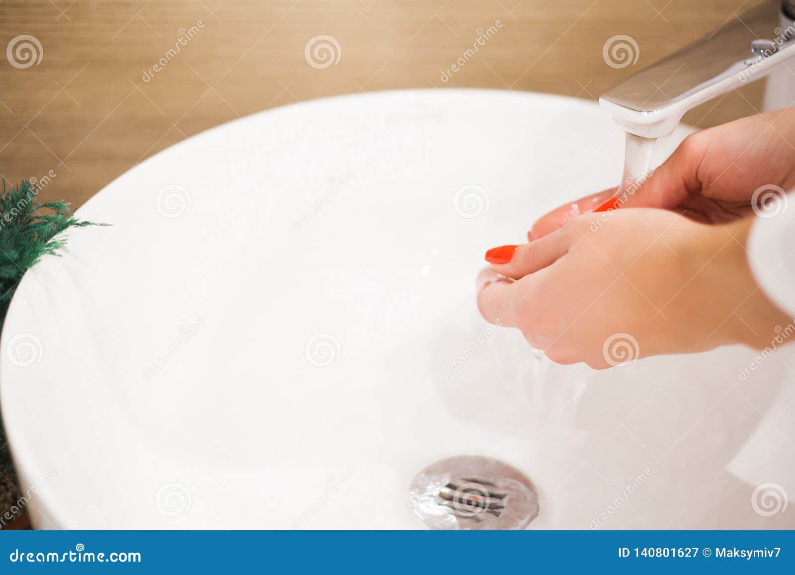 Washing Hands. Hygiene Concept Stock Image - Image of sanitary, germ ...