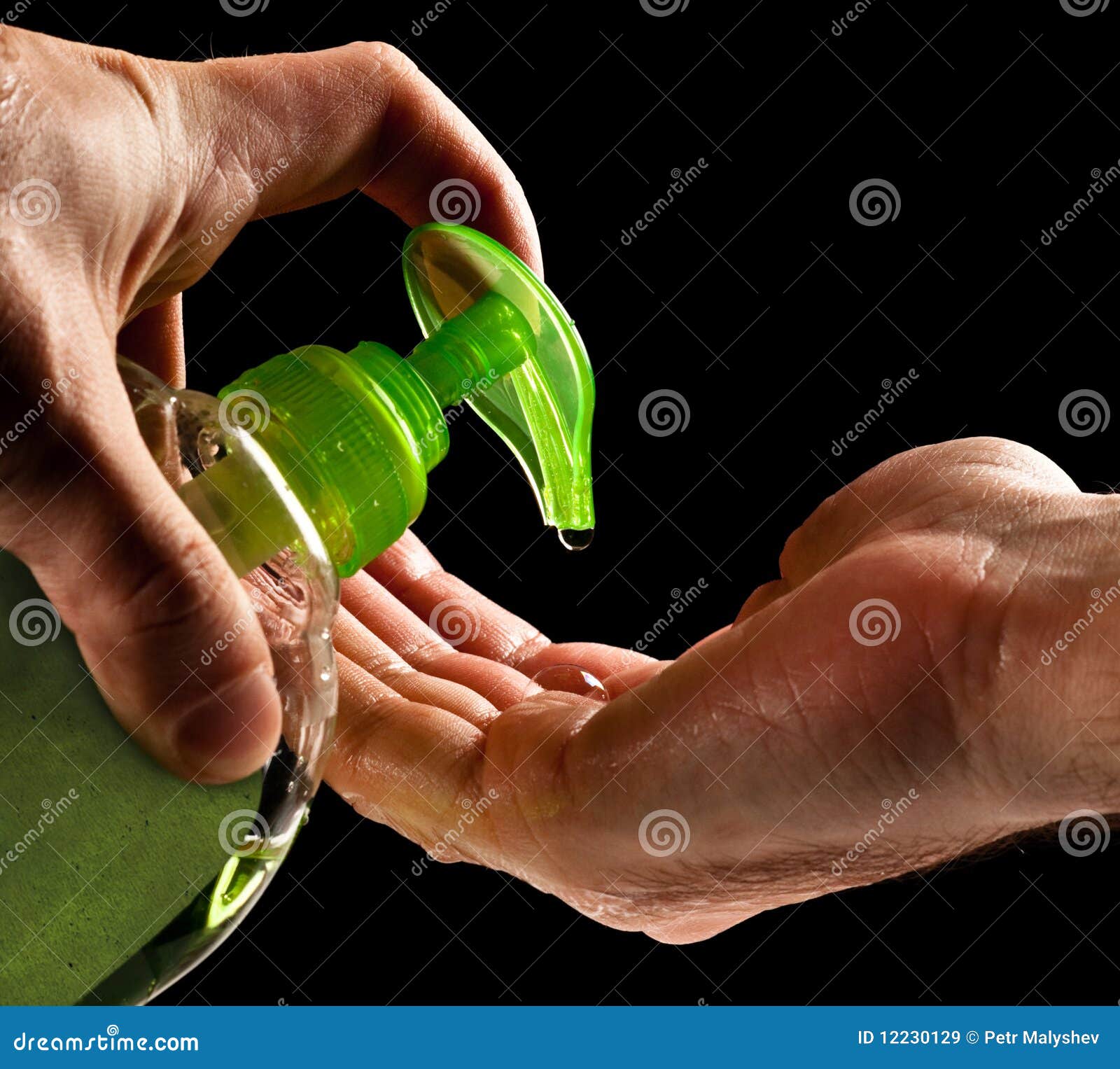 Washing Hands with Liquid Soap Stock Image - Image of clean, hygiene ...