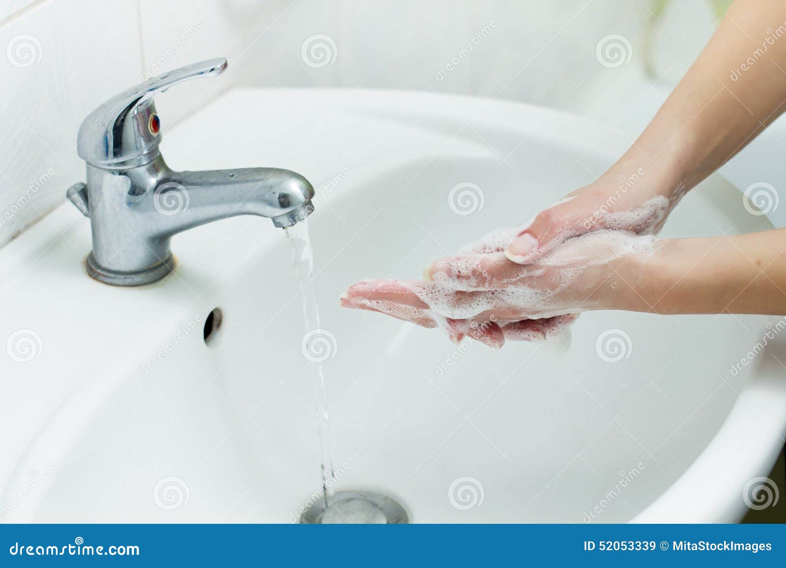 Washing Hands stock image. Image of protection, prevention - 52053339