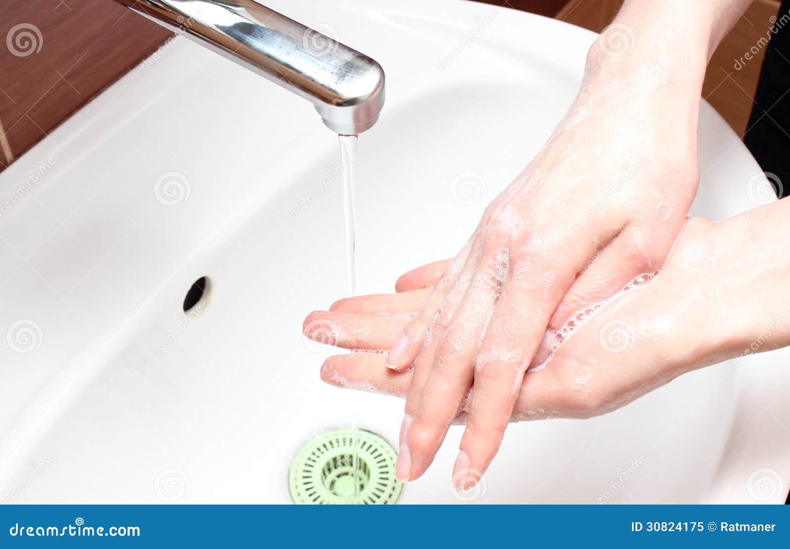Washing Of Hands Under Running Water Royalty Free Stock Photo - Image ...