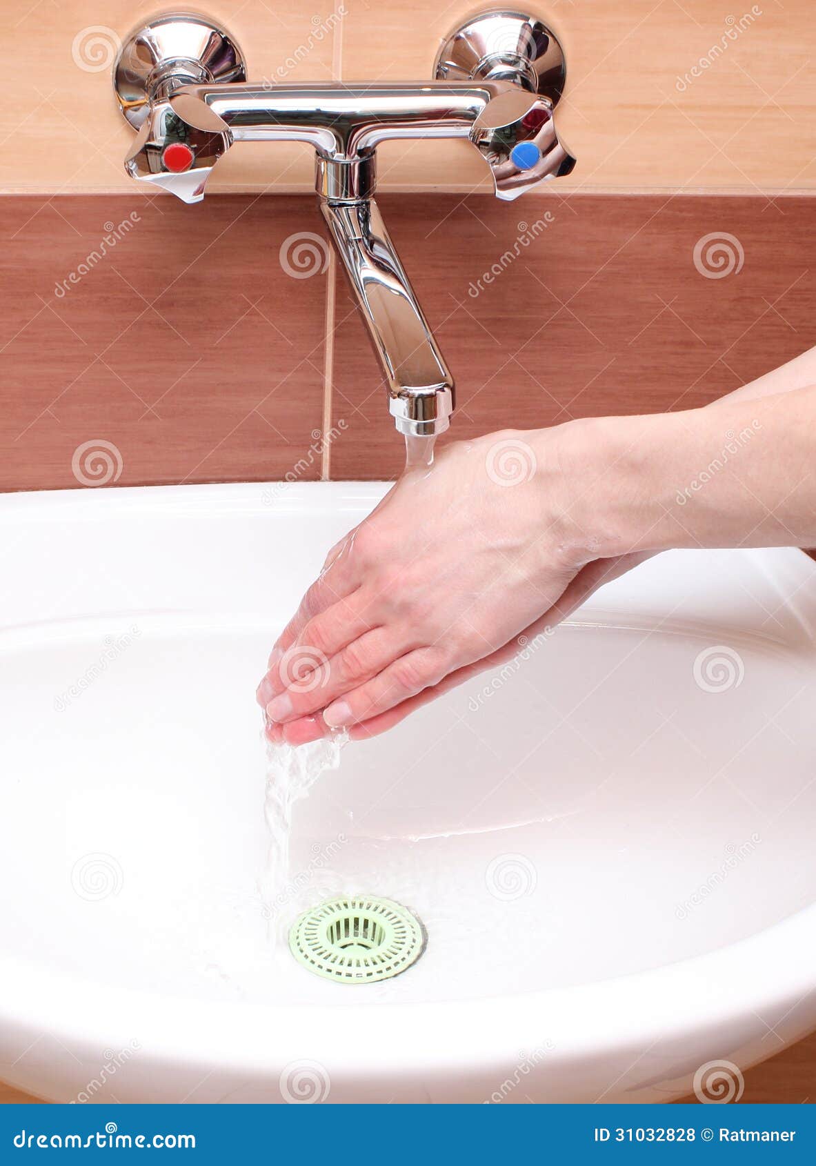 Washing of Hands Under Running Water Stock Photo - Image of liquid ...