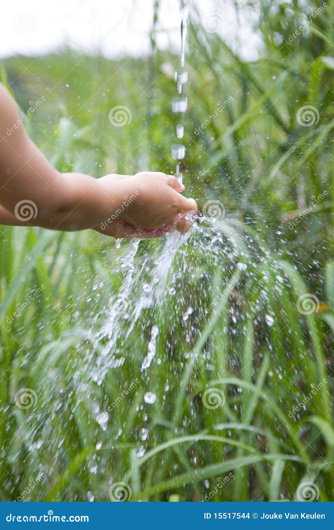 Washing his hands stock photo. Image of natural, outdoors - 15517544