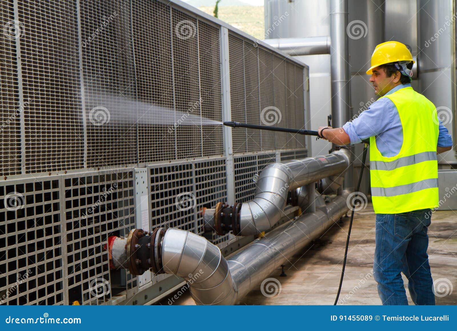Washing industrial site stock image. Image of washing - 91455089