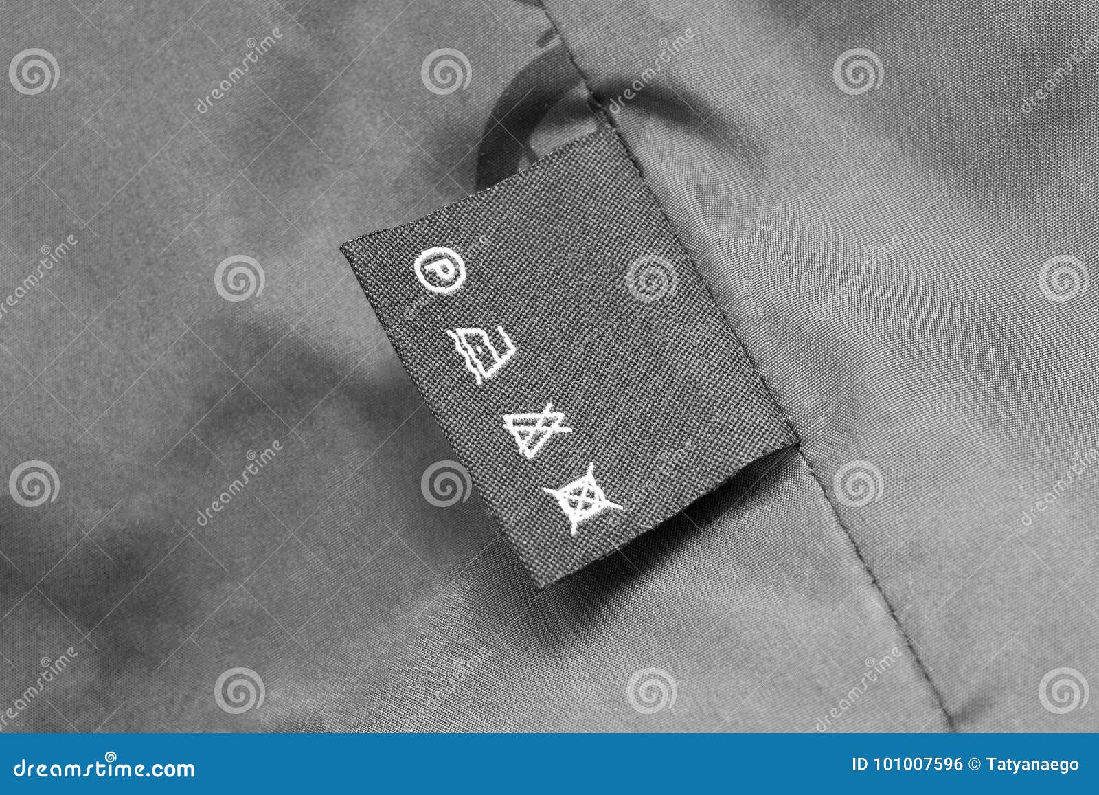 Washing instructions label stock photo. Image of sign - 101007596