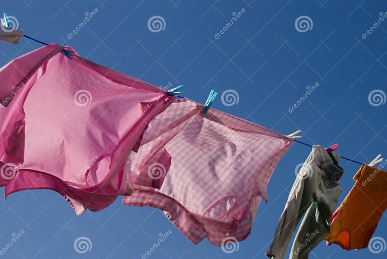 Washing on Line stock image. Image of clothing, blowing - 13213067