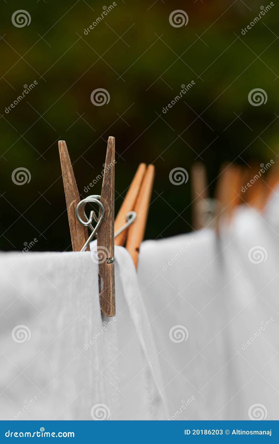 Washing Line and Clothes Peg Stock Image - Image of sharp, close: 20186203