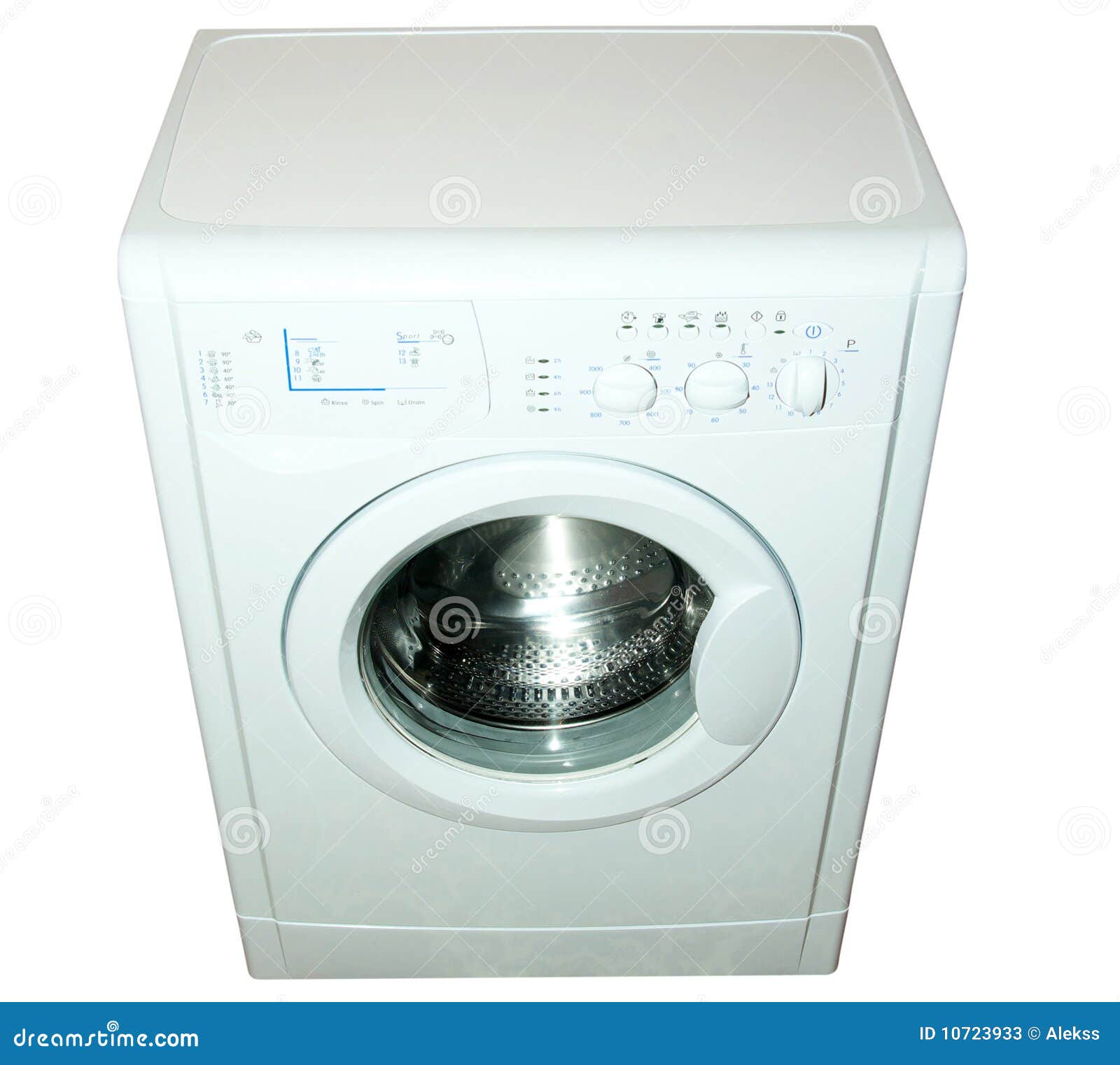 Washing machine stock image. Image of appliance, cotton - 10723933