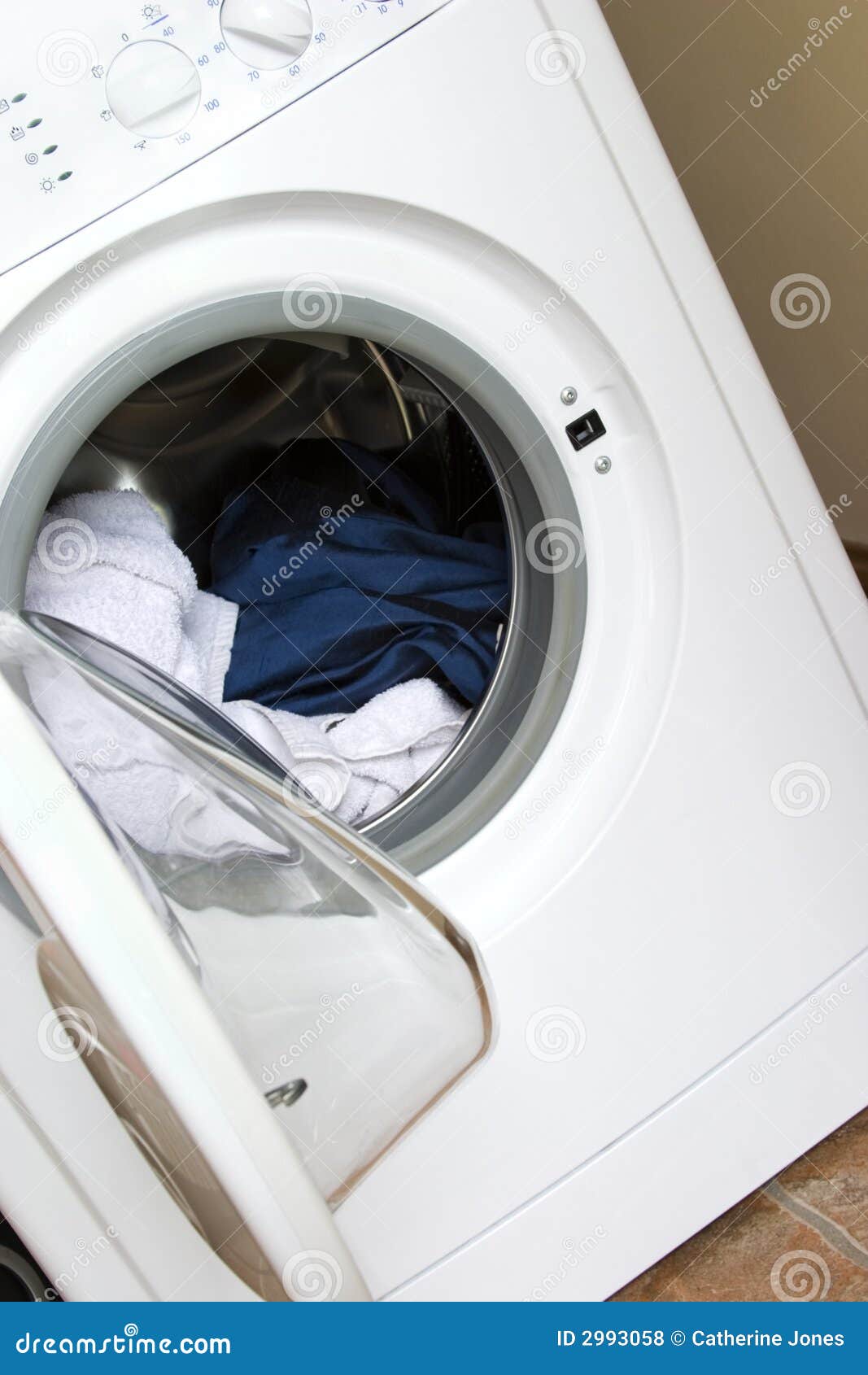 Washing machine stock photo. Image of clean, fresh, domestic - 2993058