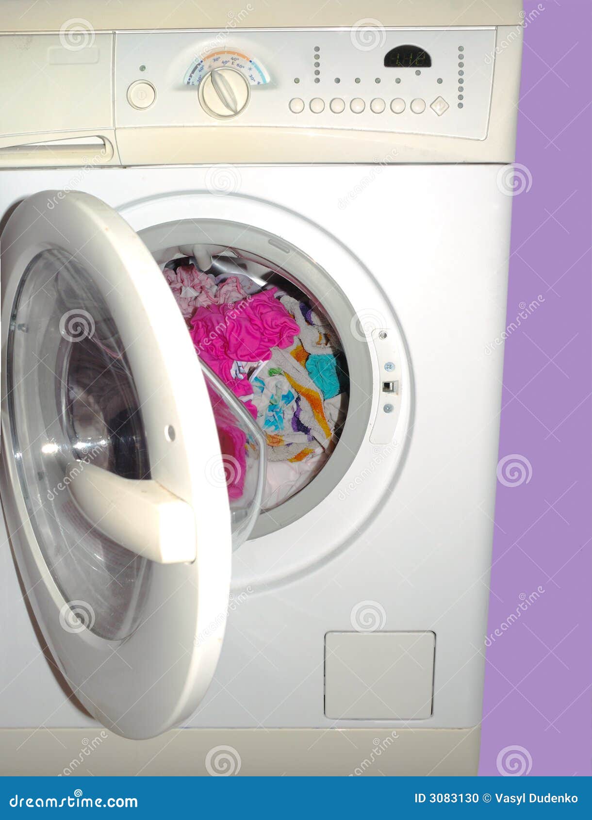 Washing machine stock photo. Image of clothing, laundry - 3083130