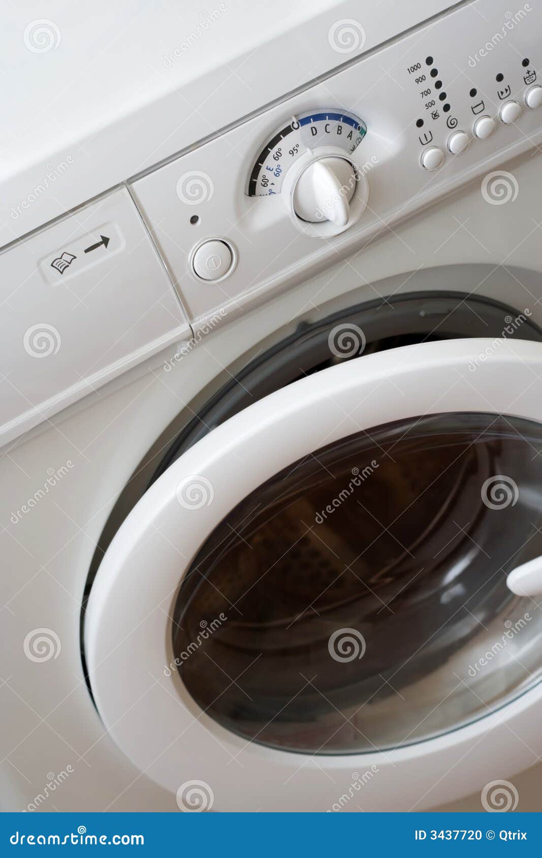Washing machine stock photo. Image of buttons, washing - 3437720