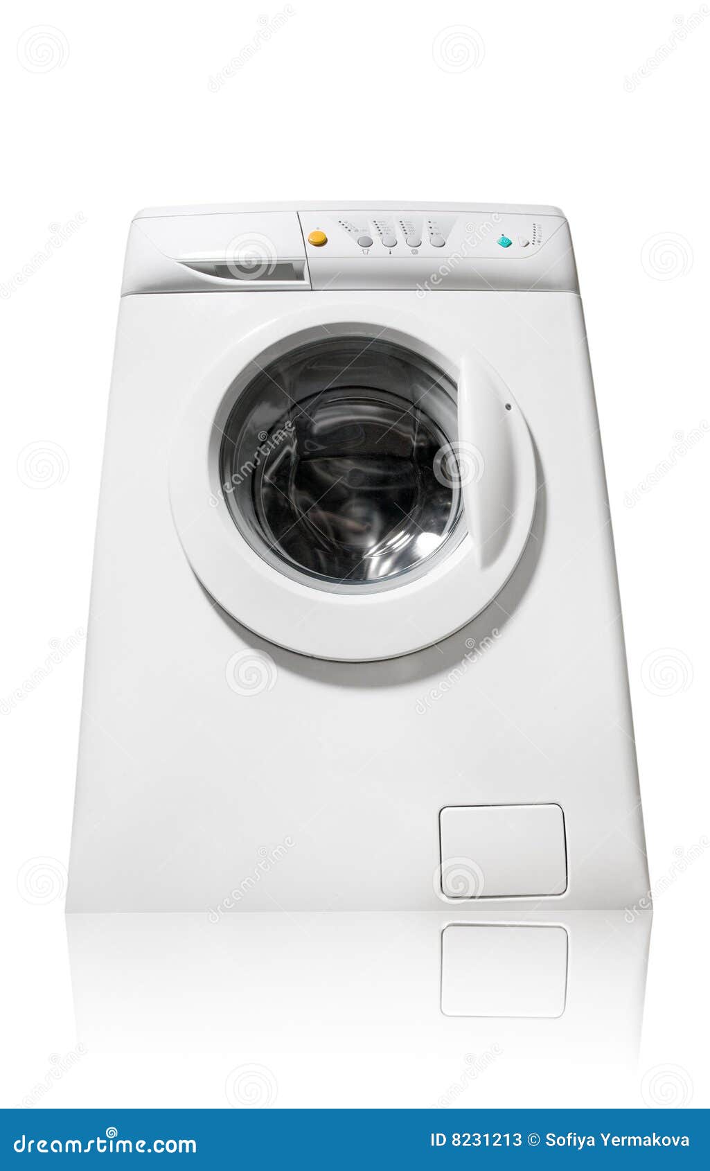 Washing machine stock image. Image of aluminum, appliance - 8231213