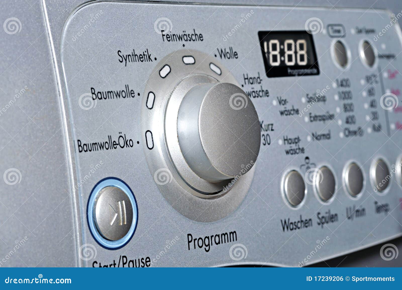 Washing Machine with Automatic Stock Photo - Image of maintenance ...