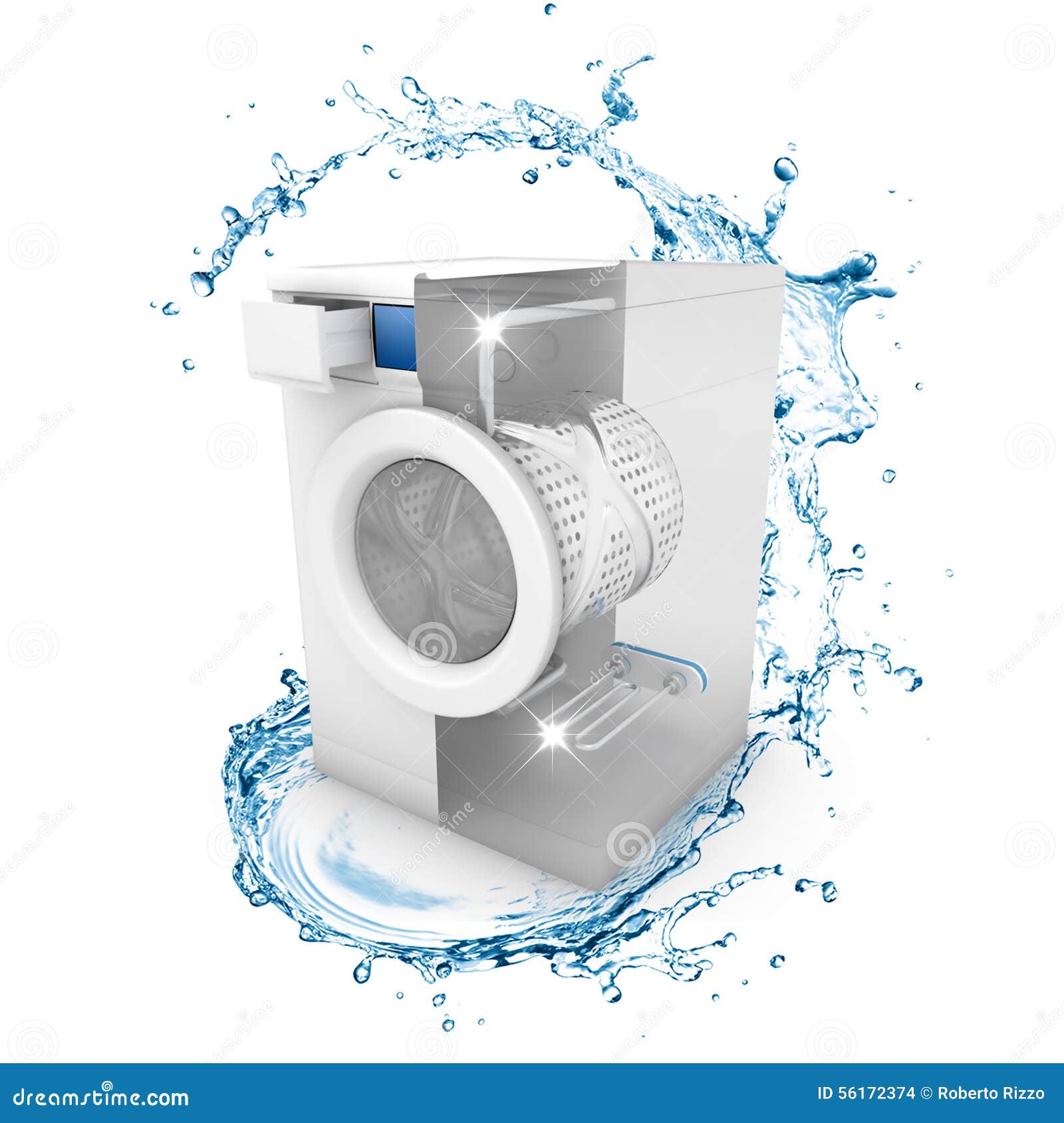 Washing machine clean stock photo. Image of cleaner, clean - 56172374