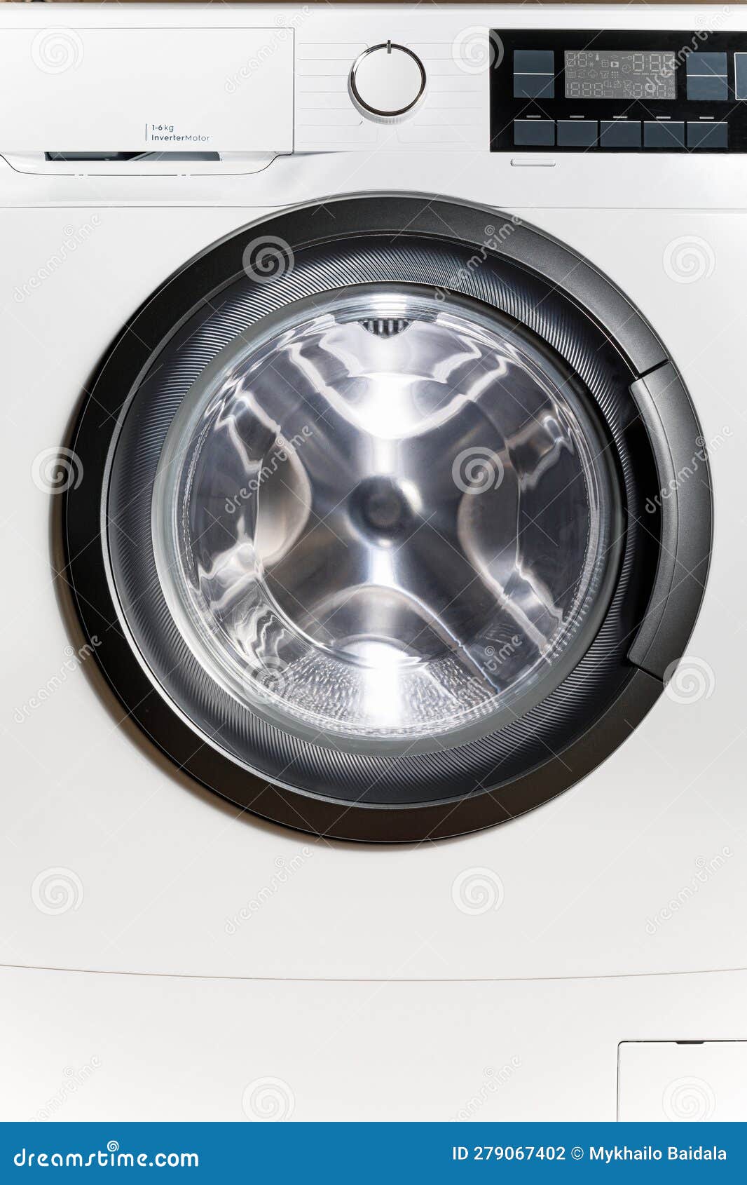 The Washing Machine - a Close Up of the Display, the Manhole and a ...