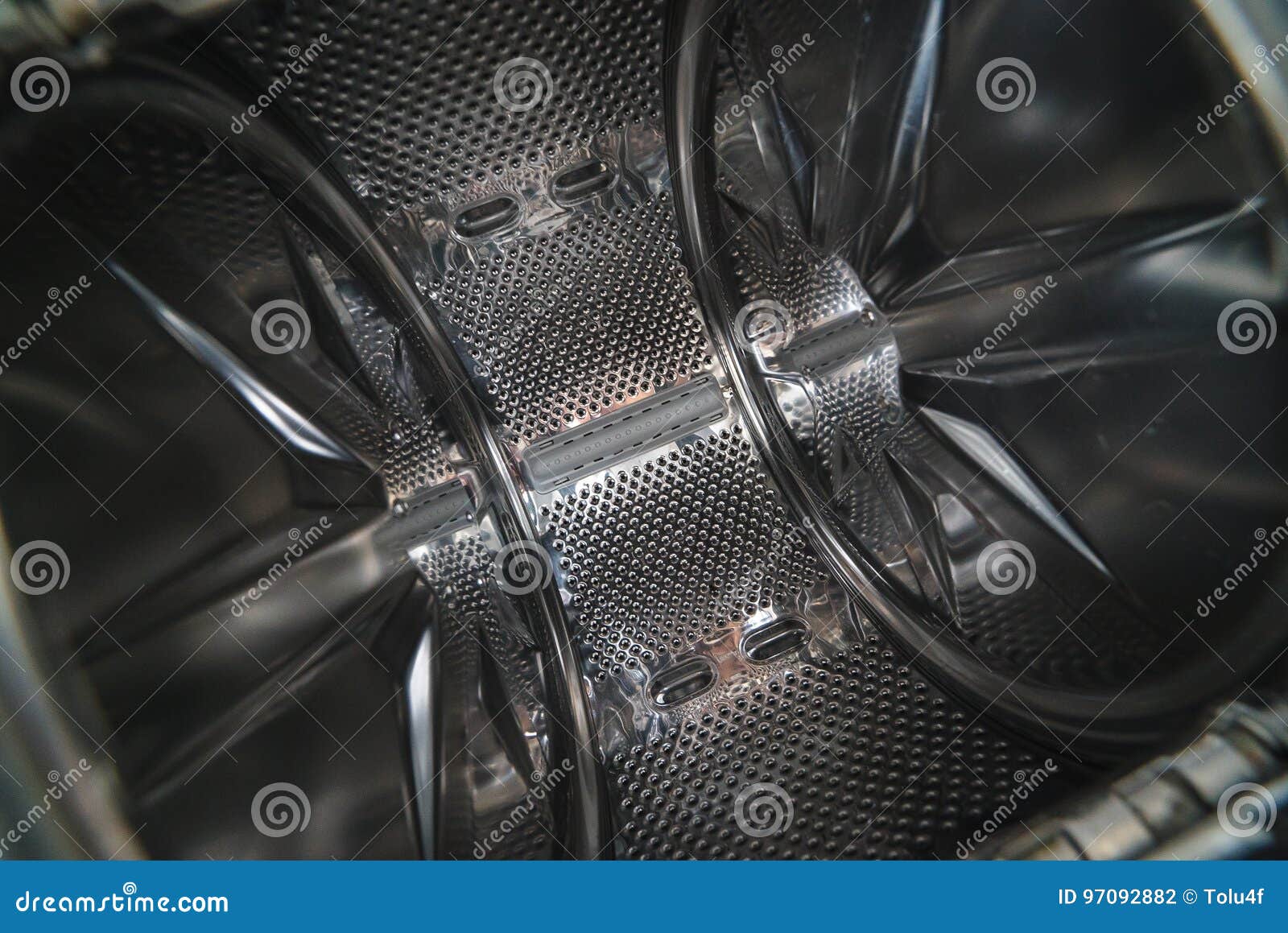 Washing Machine Close-up Drum Inside Stock Photo - Image of device ...