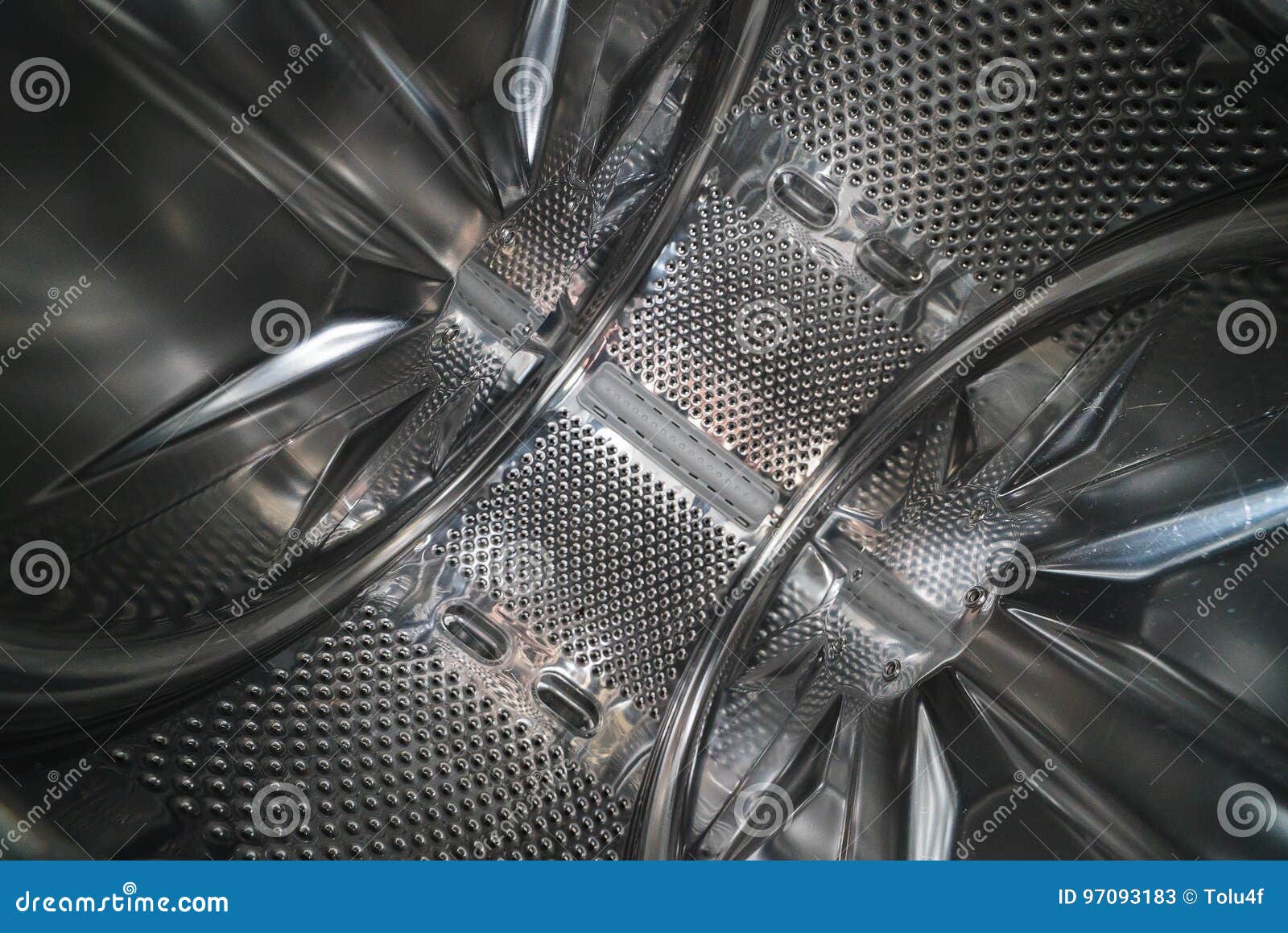 Washing Machine Close-up Drum Inside Stock Image - Image of device ...