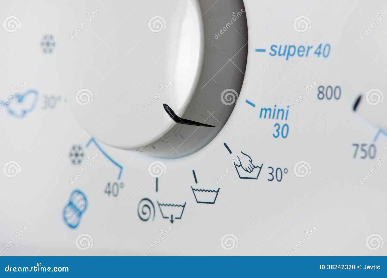Washing Machine Control Pane Stock Photo - Image of plastic ...
