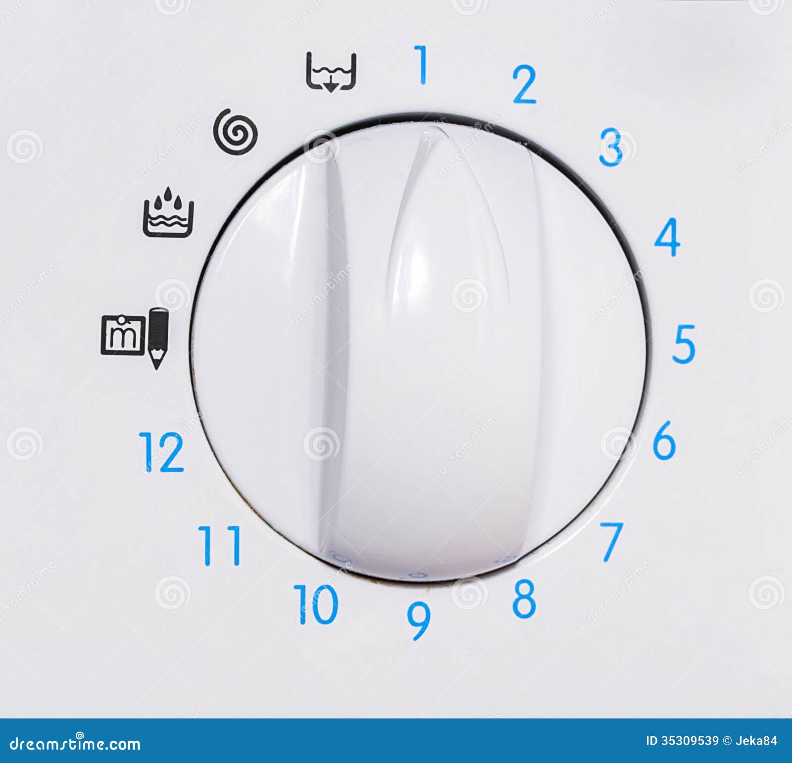 Washing Machine Control Panel Stock Image - Image of programm ...