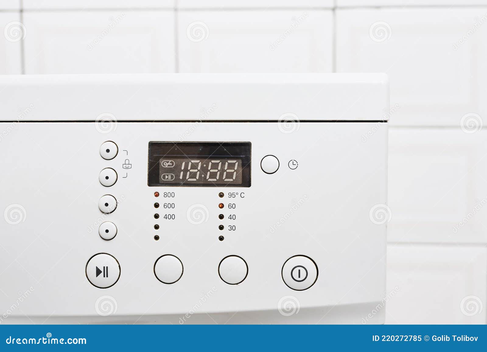 A washing machine stock image. Image of device, care - 220272785