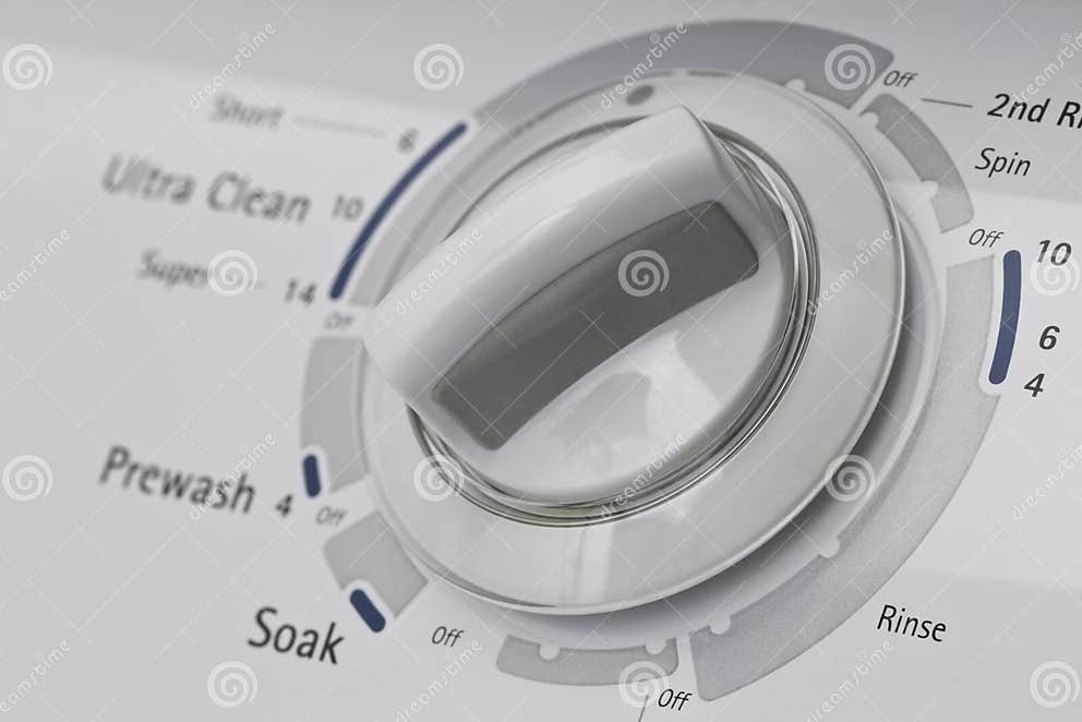 Washing Machine Dial stock photo. Image of clean, cold - 5254814