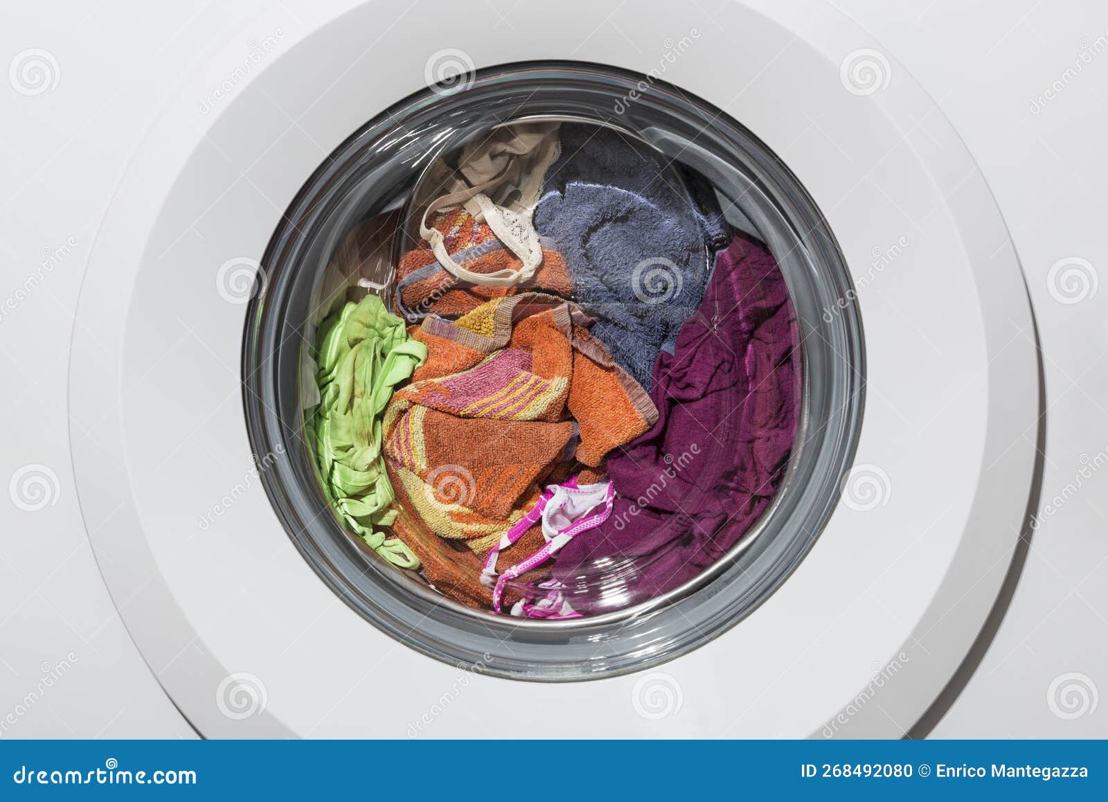 Washing machine stock photo. Image of white, single - 268492080
