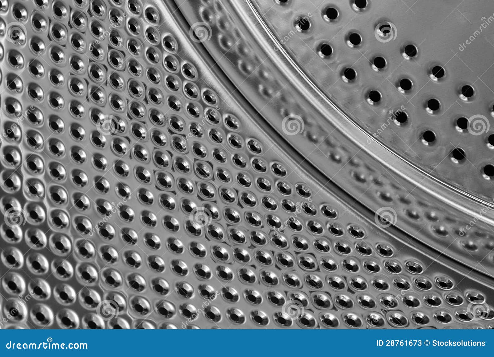 Washing Machine Drum Metal Texture Background Stock Image ...