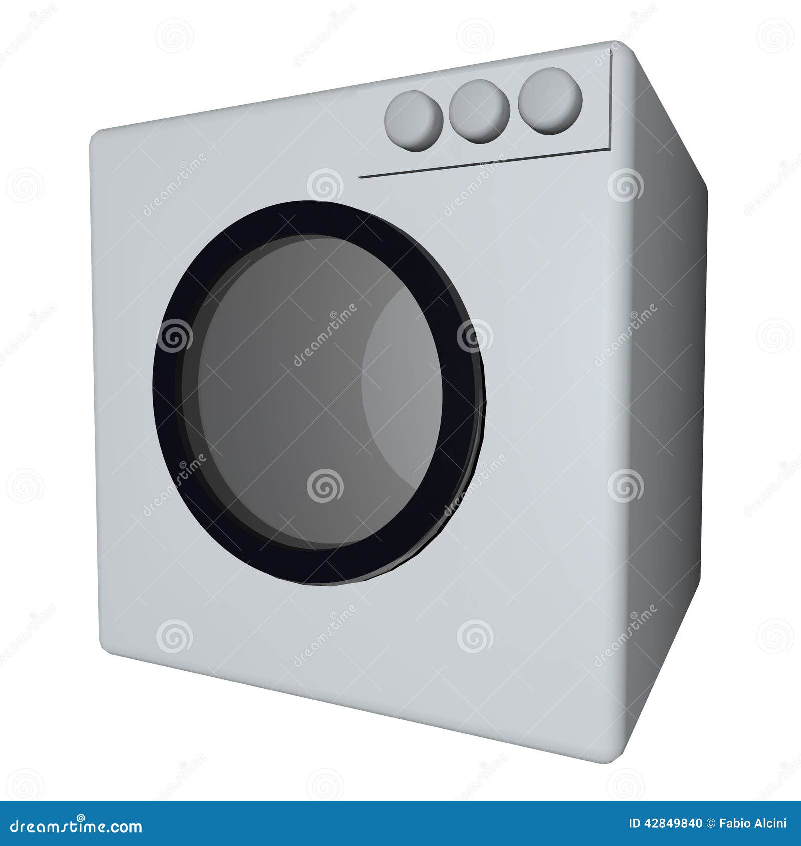 Washing machine stock illustration. Illustration of domestic - 42849840