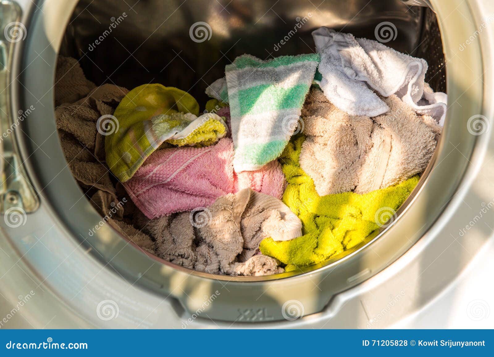 Washing machine full stock photo. Image of housework - 71205828