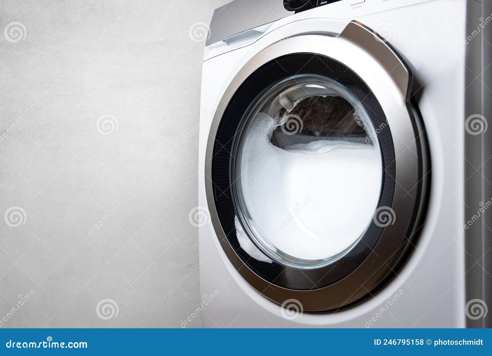 Washing Machine Full of Foam Stock Photo - Image of appliance, wash ...